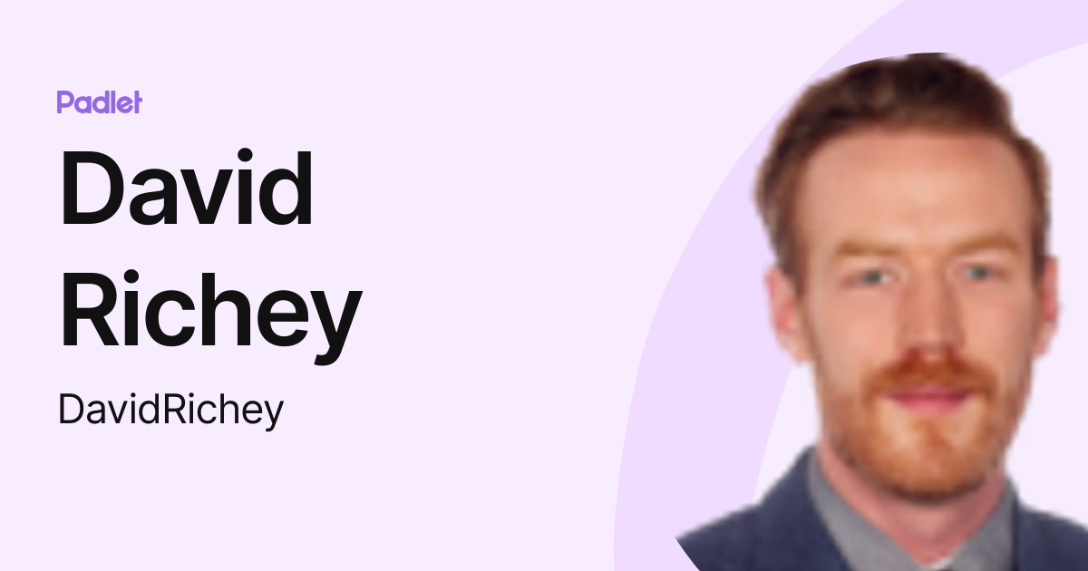 David Richey (DavidRichey) profile | Padlet