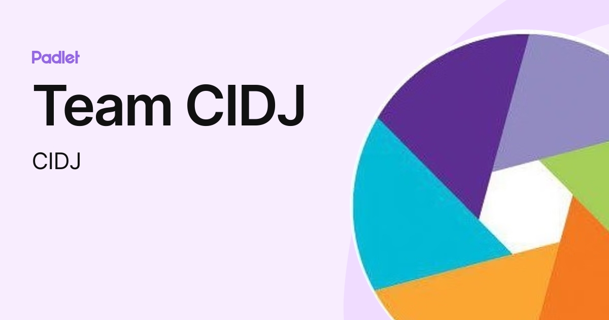 Team CIDJ (CIDJ) profile | Padlet