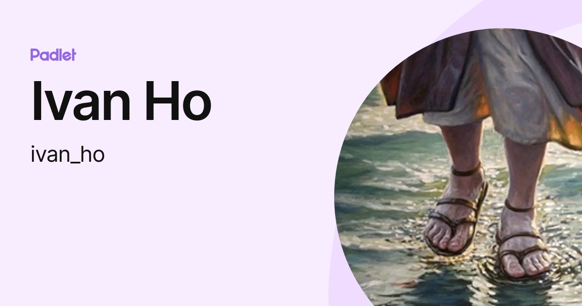 Ivan Ho (ivan_ho) profile | Padlet