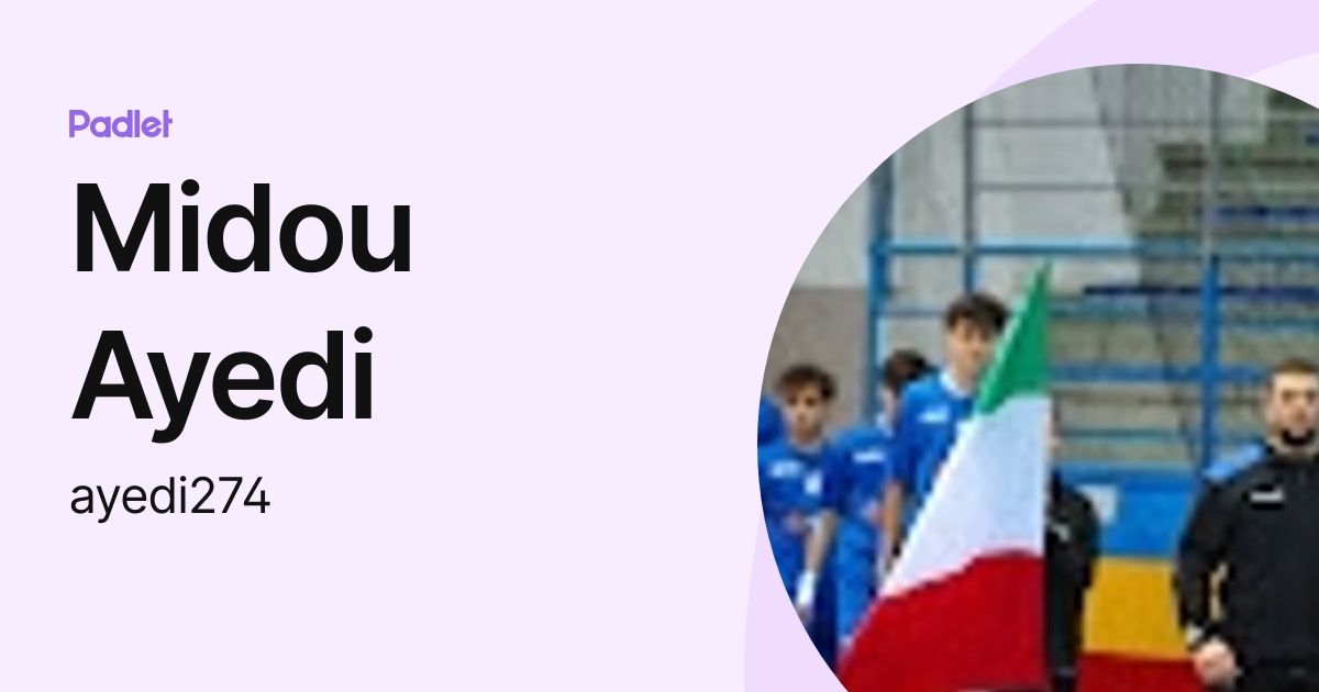 Midou Ayedi (ayedi274) profile | Padlet