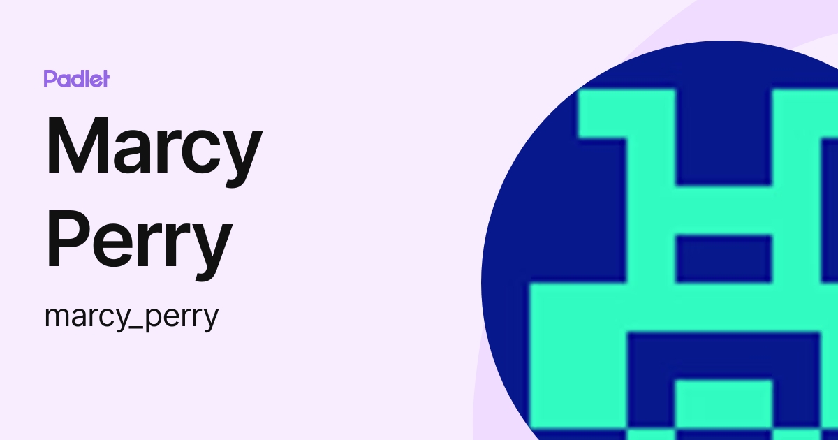 Marcy Perry (marcy_perry) profile | Padlet