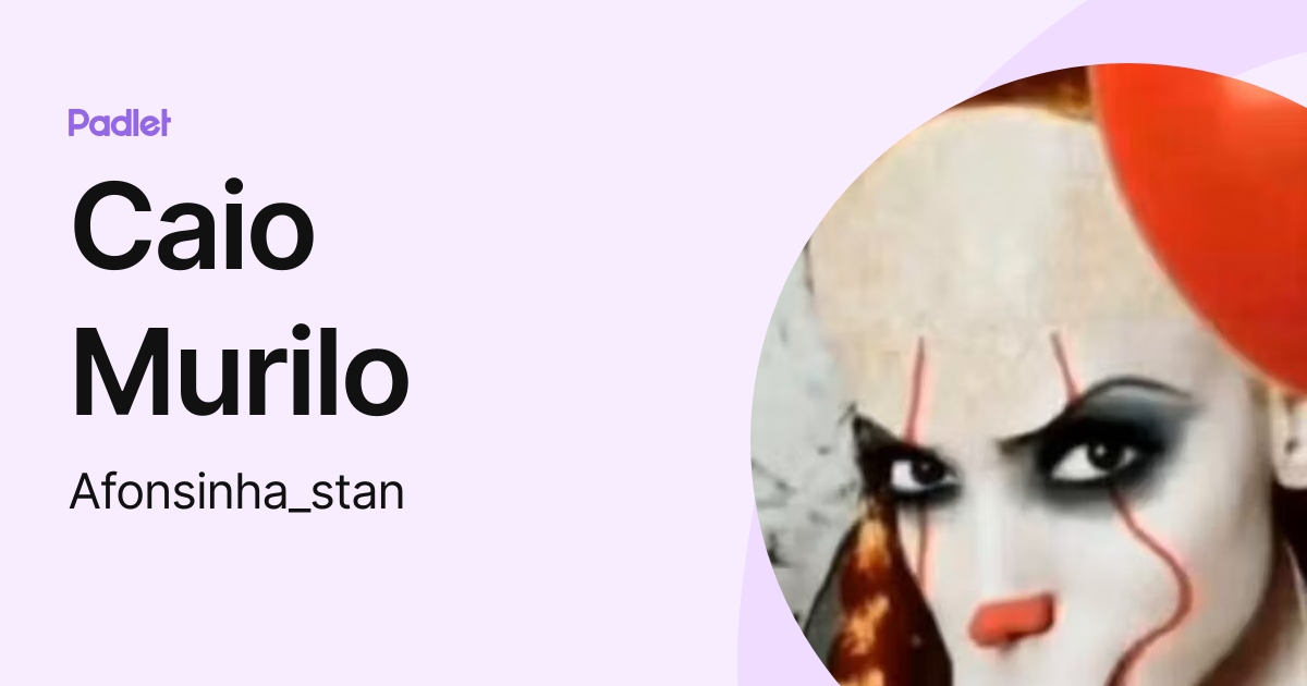 Caio Murilo (Afonsinha_stan) profile | Padlet
