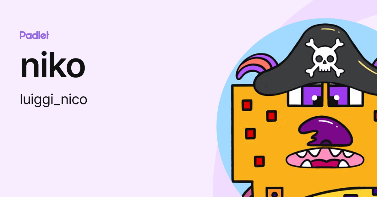 niko (luiggi_nico) profile | Padlet
