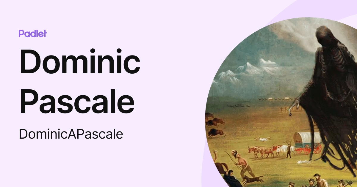 Dominic Pascale (DominicAPascale) profile | Padlet