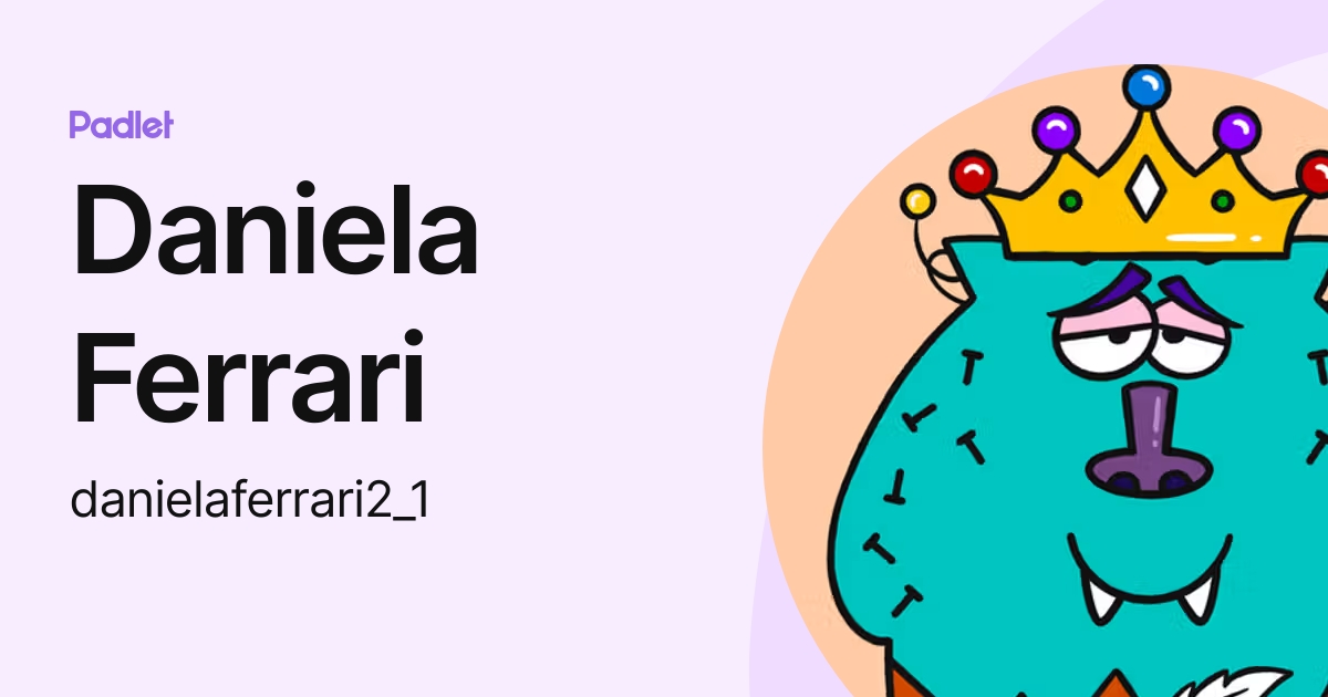 Daniela Ferrari (danielaferrari2_1) profile | Padlet