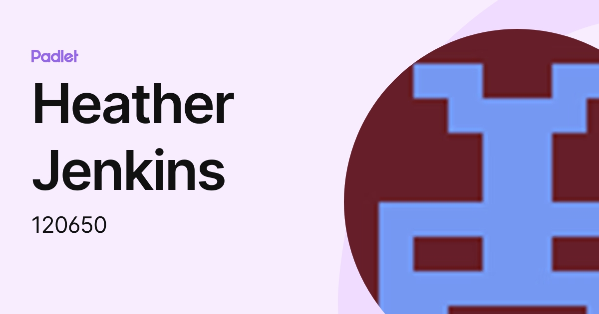 Heather Jenkins (120650) profile | Padlet