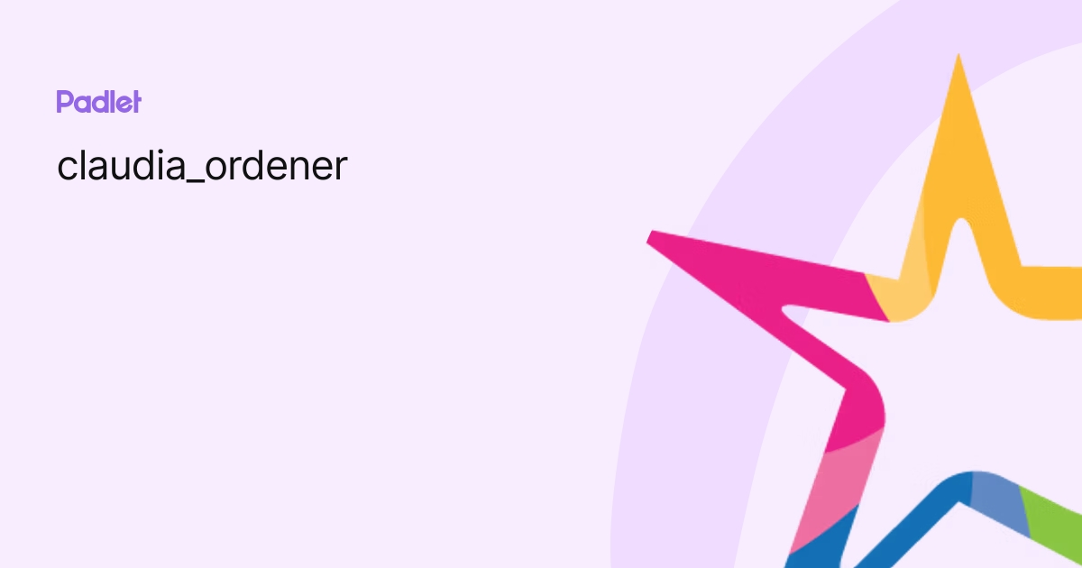 claudia_ordener profile | Padlet