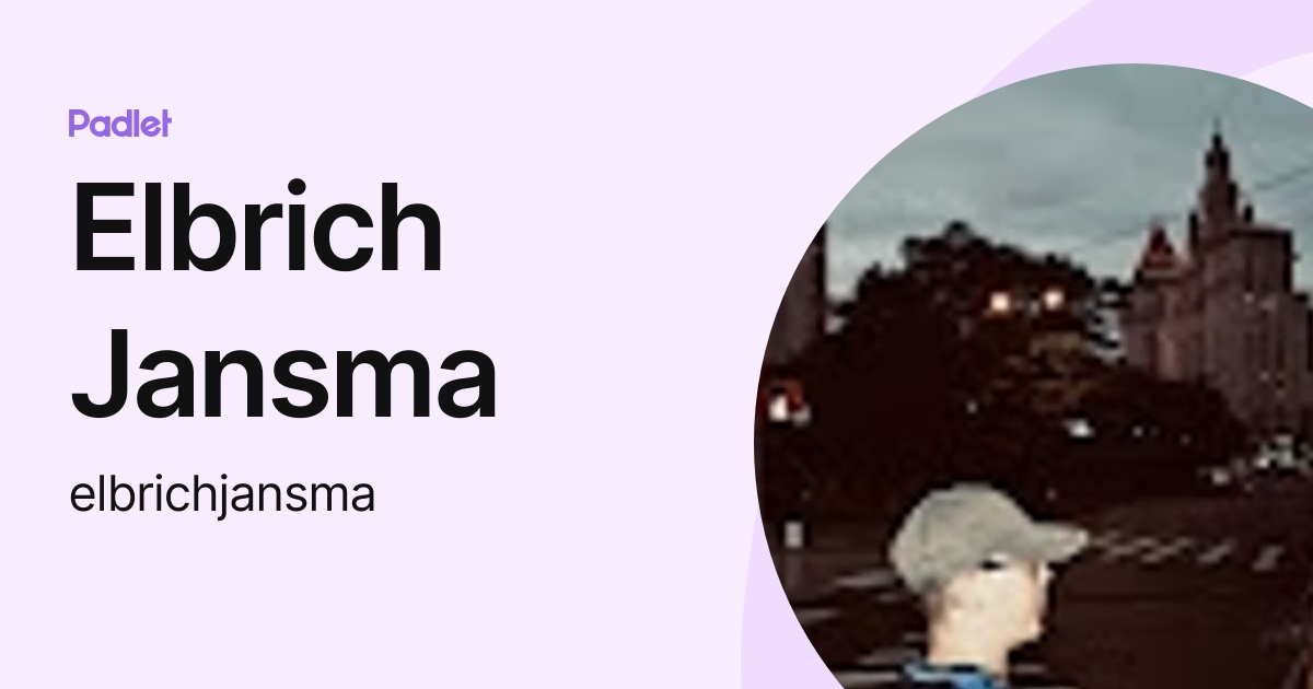 Elbrich Jansma (elbrichjansma) profile | Padlet
