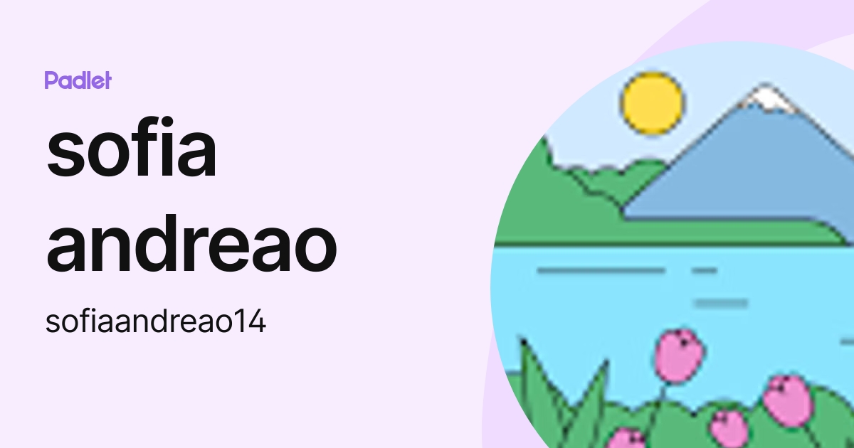 sofia andreao (sofiaandreao14) profile | Padlet