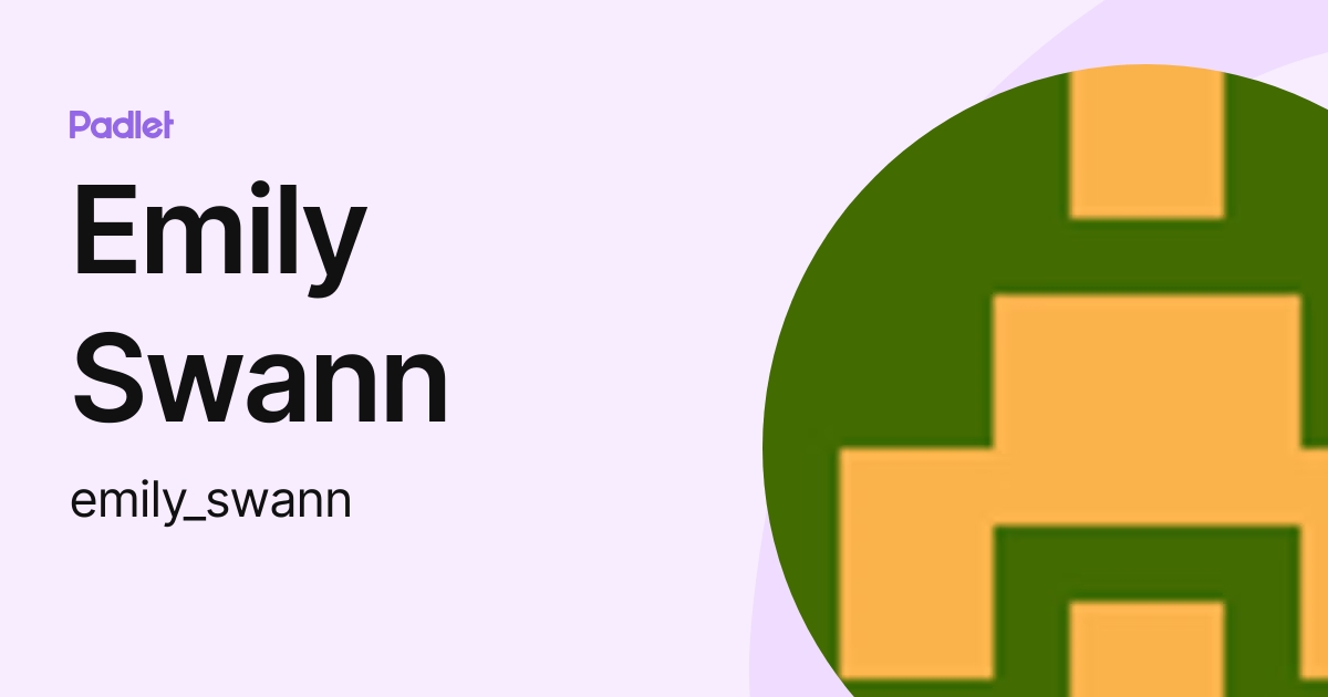 Emily Swann (emily_swann) profile | Padlet