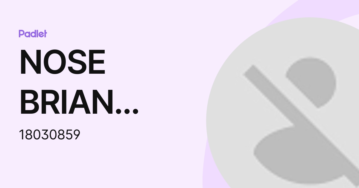 NOSE BRIAN RAMIREZ HERRERA (18030859) profile | Padlet