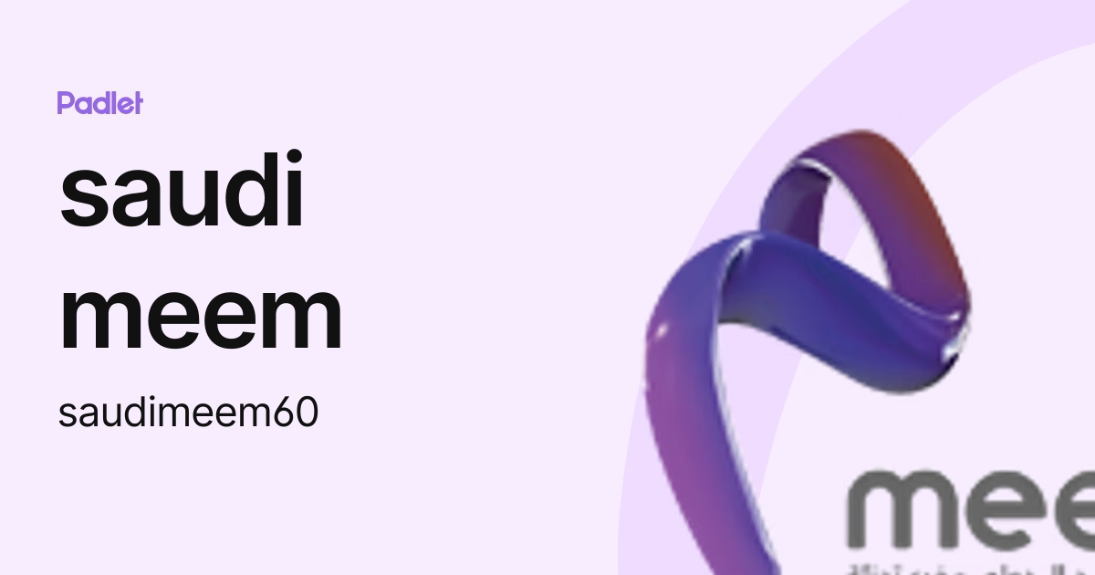 saudi meem (saudimeem60) profile | Padlet