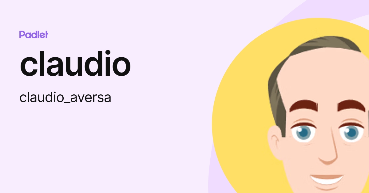 Profilo claudio (claudio_aversa) | Padlet