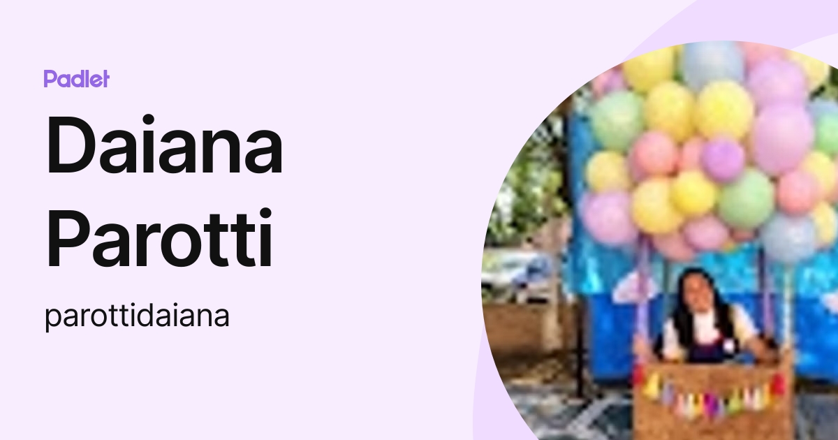 Daiana Parotti (parottidaiana) profile | Padlet
