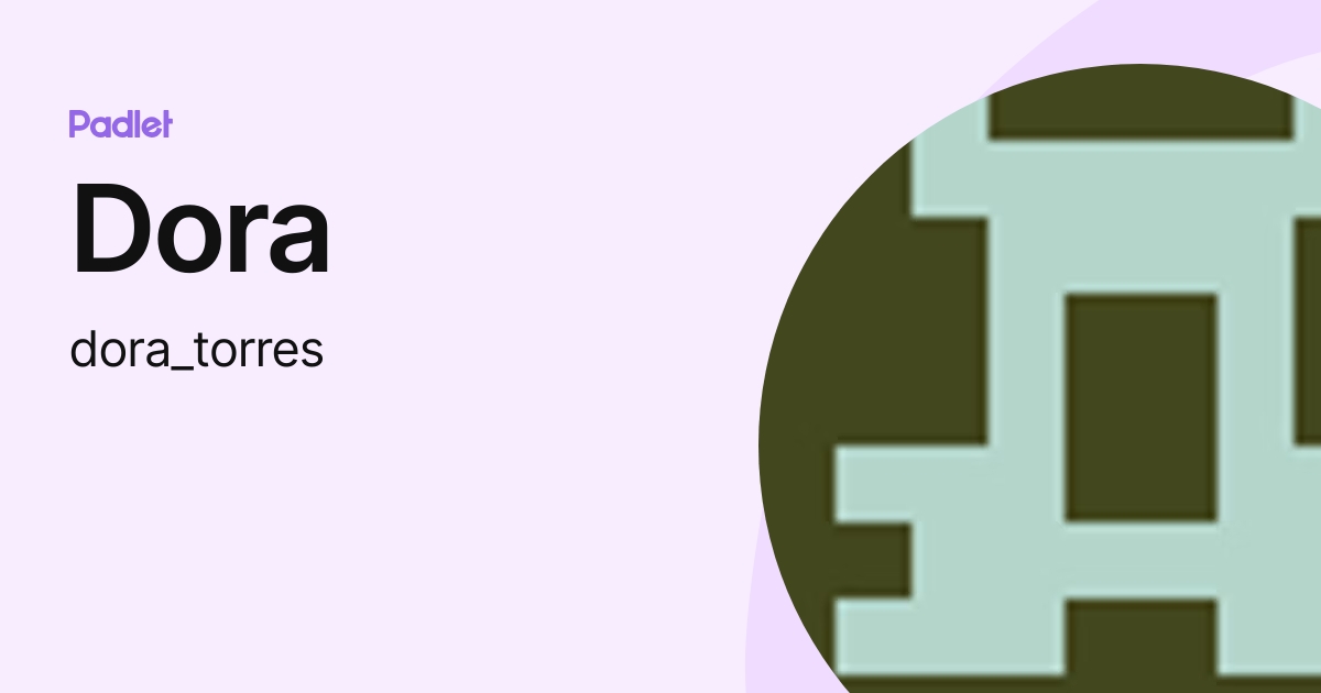 Dora (dora_torres) profile | Padlet