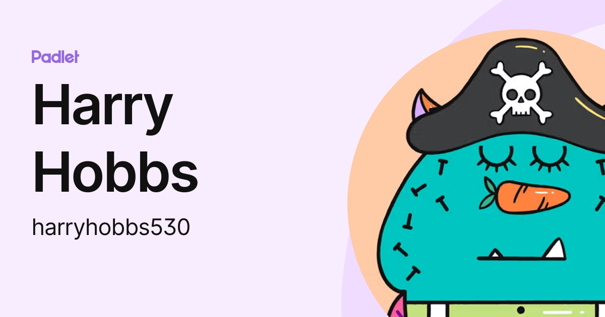 Harry Hobbs (harryhobbs530) profile | Padlet