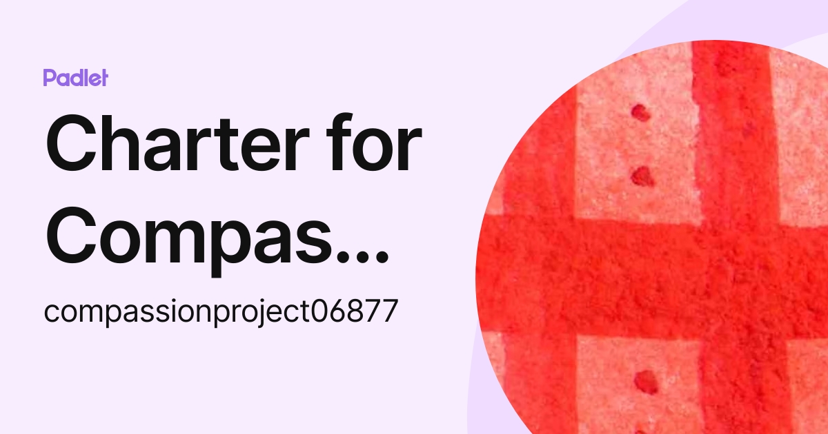 Charter for Compassion Project Ridgefield (compassionproject06877 ...