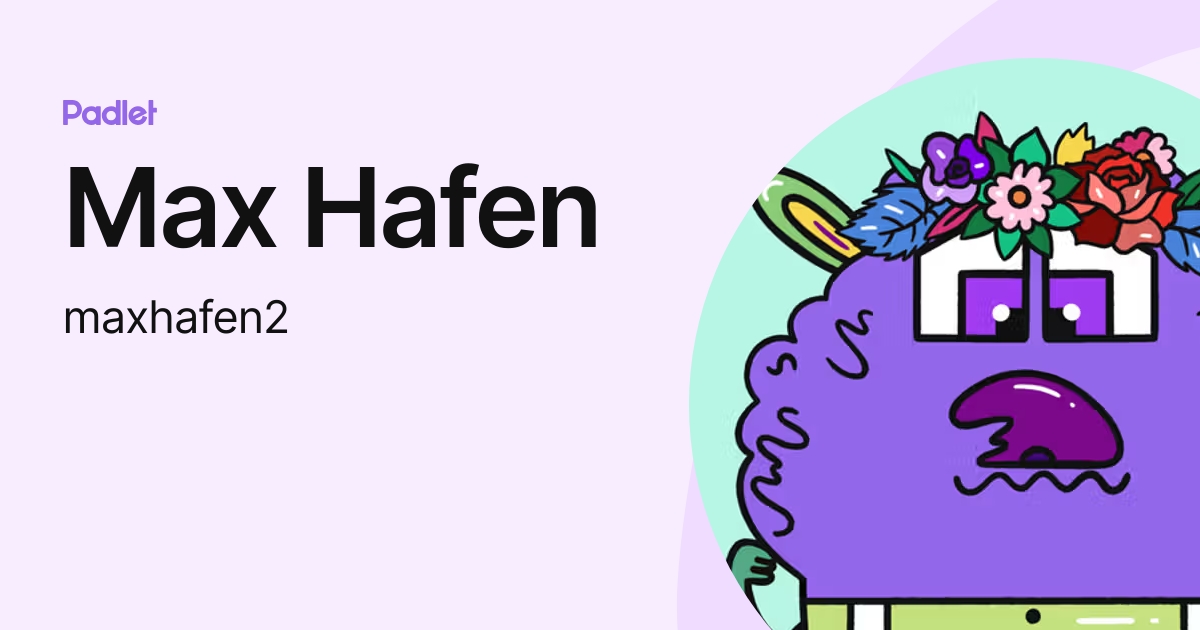 Max Hafen (maxhafen2) profile | Padlet