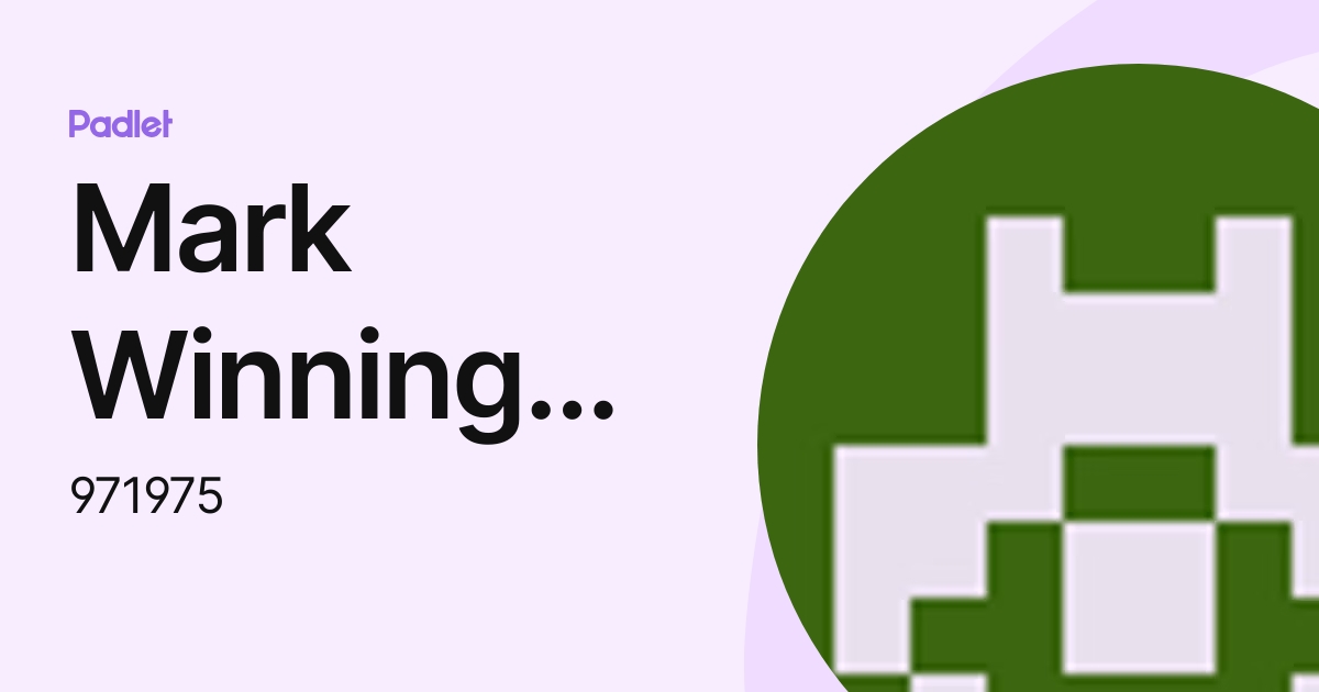 Mark Winningham (971975) profile | Padlet