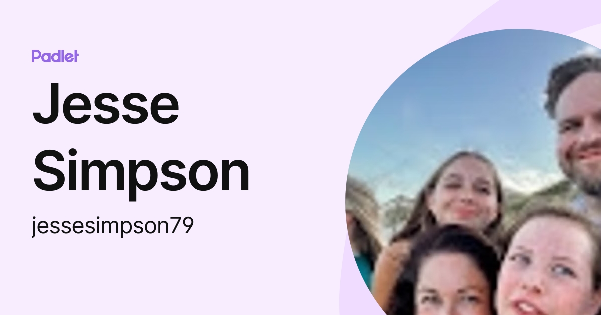 Jesse Simpson (jessesimpson79) profile | Padlet