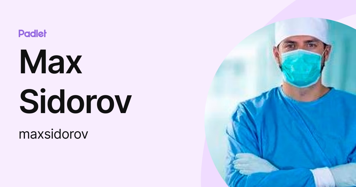 Max Sidorov (maxsidorov) profile | Padlet