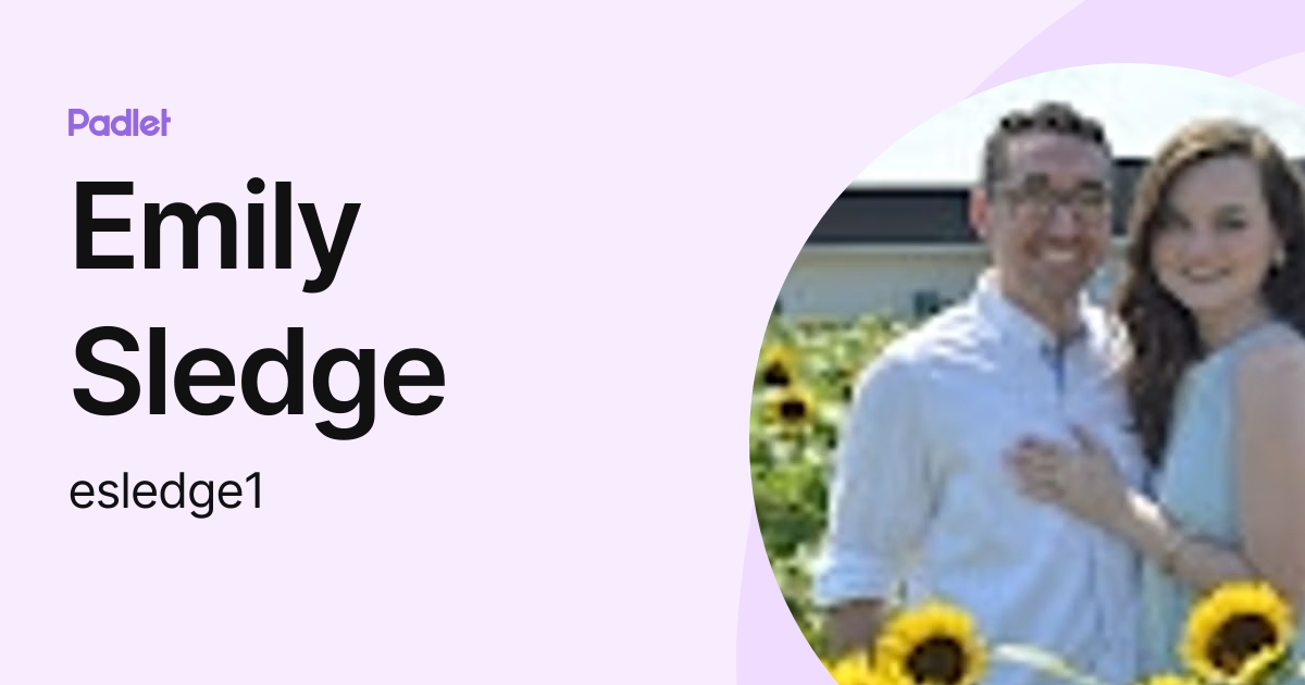 Emily Sledge (esledge1) profile | Padlet