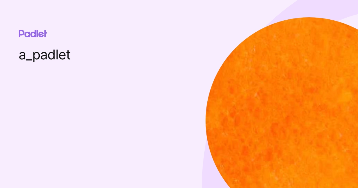 a_padlet profile | Padlet