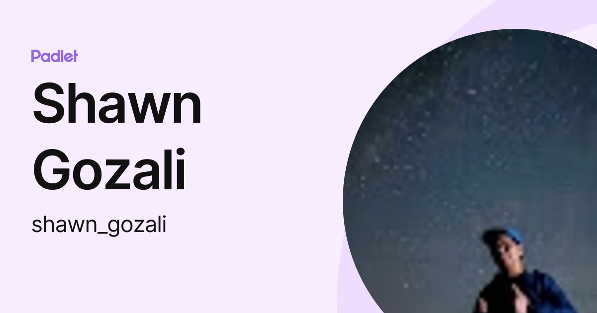 Shawn Gozali (shawn_gozali) profile | Padlet