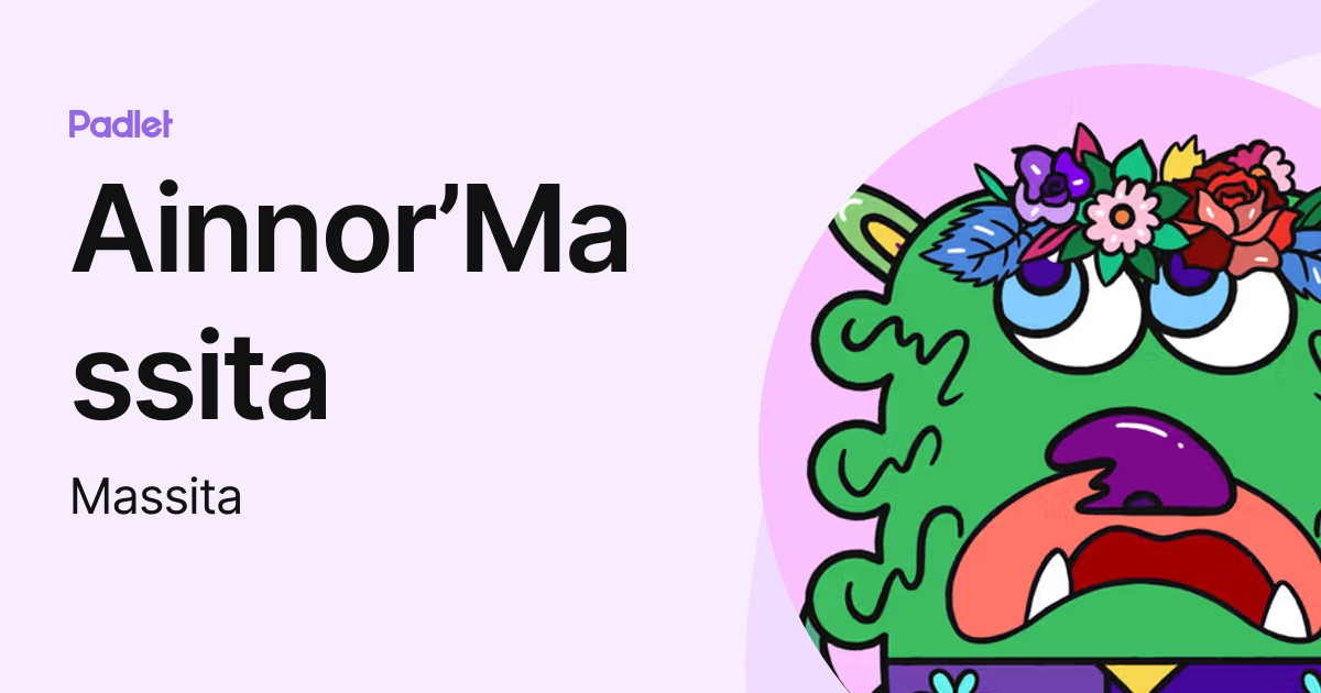 Ainnor’Massita (Massita) profile | Padlet