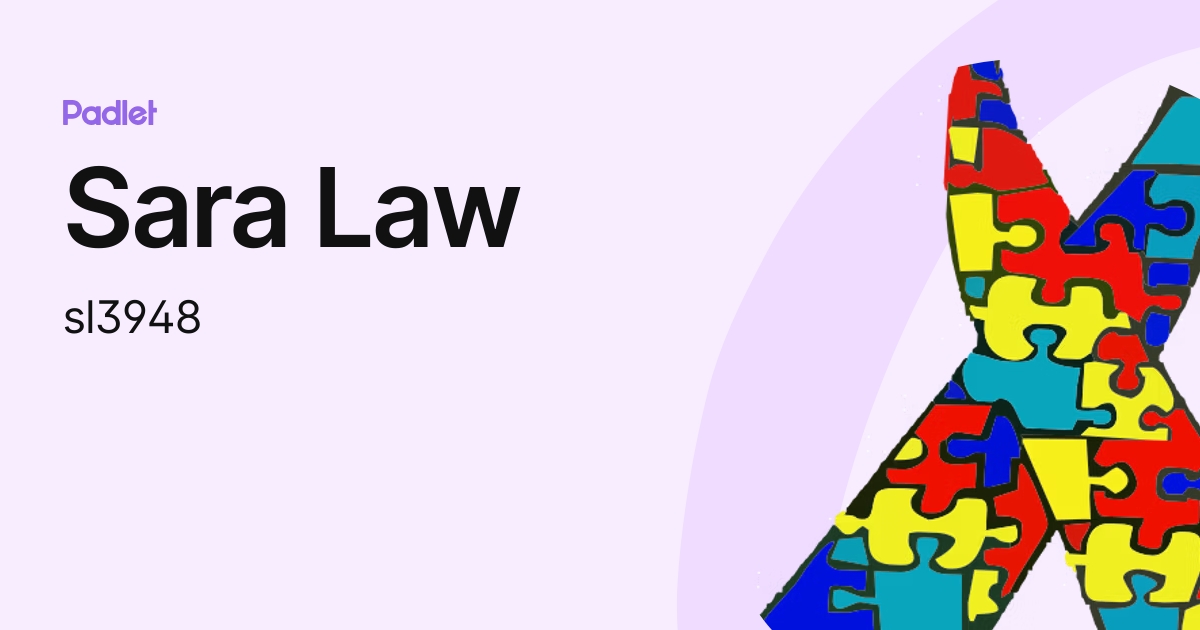 Sara Law (sl3948) profile | Padlet