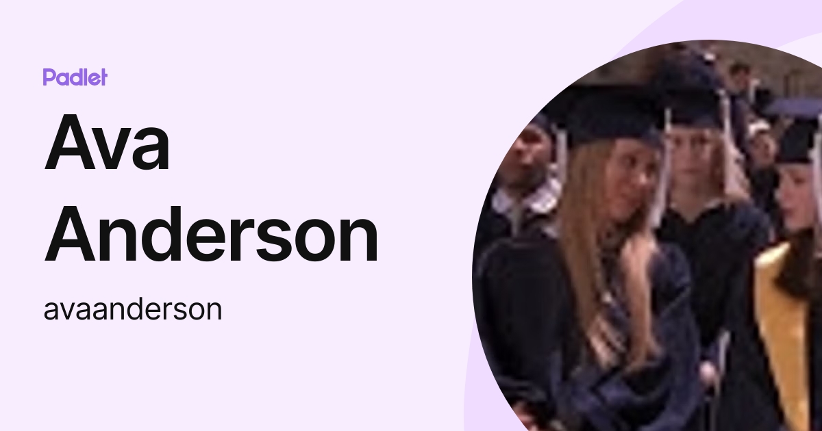 Ava Anderson (avaanderson) profile | Padlet