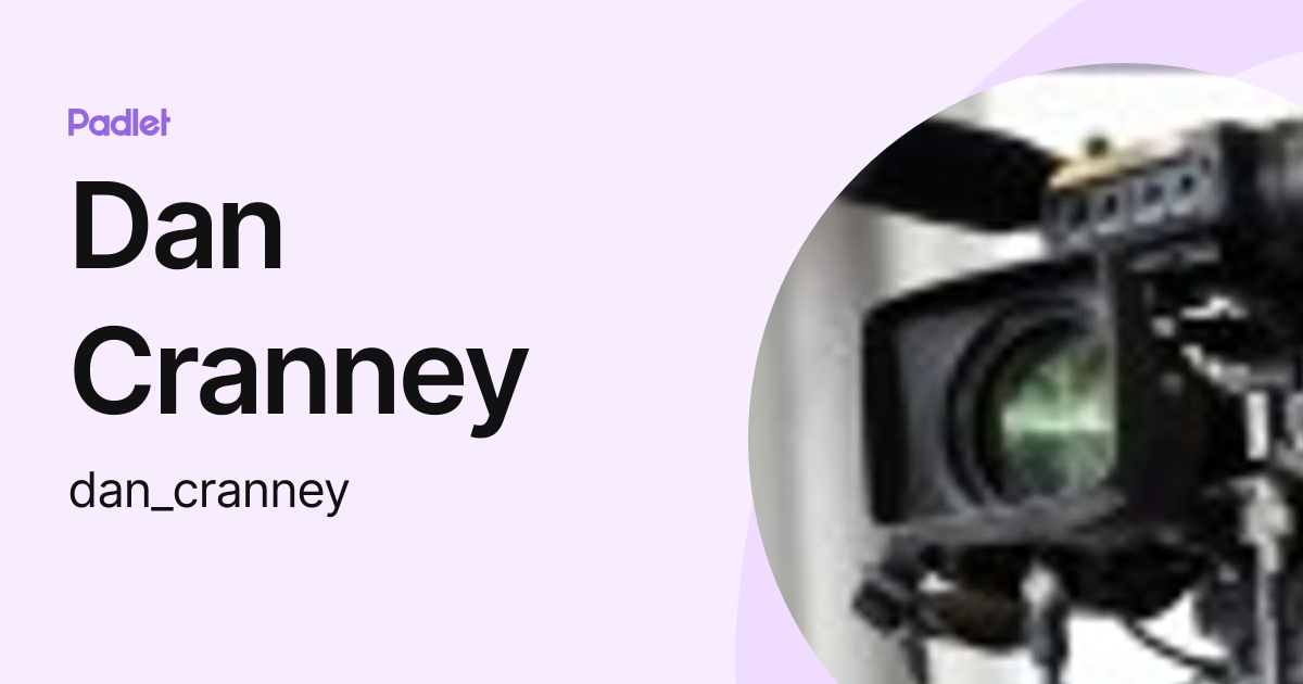 Dan Cranney (dan_cranney) profile | Padlet
