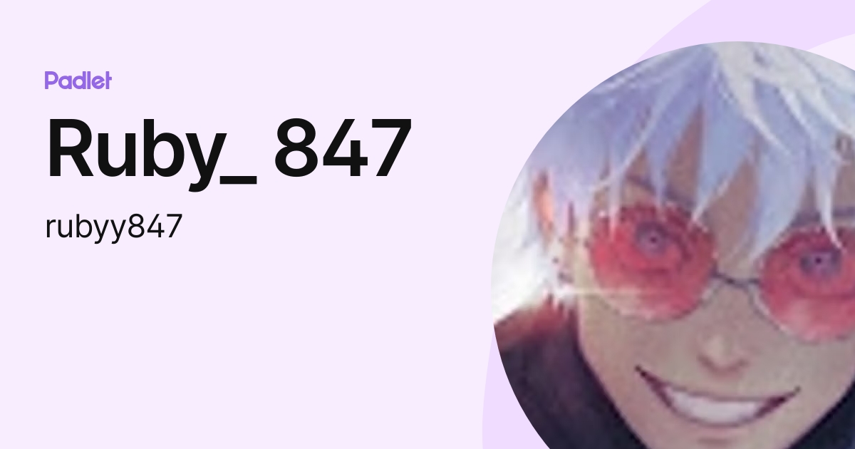 Ruby_ 847 (rubyy847) profile | Padlet