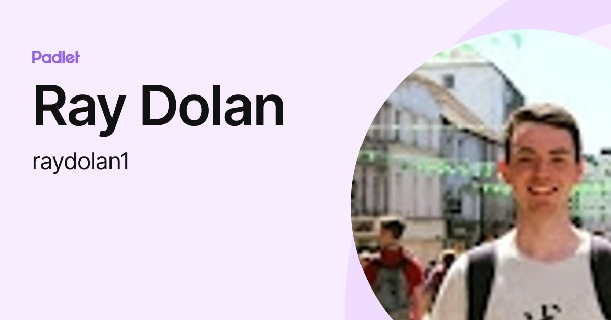 Ray Dolan (raydolan1) profile | Padlet