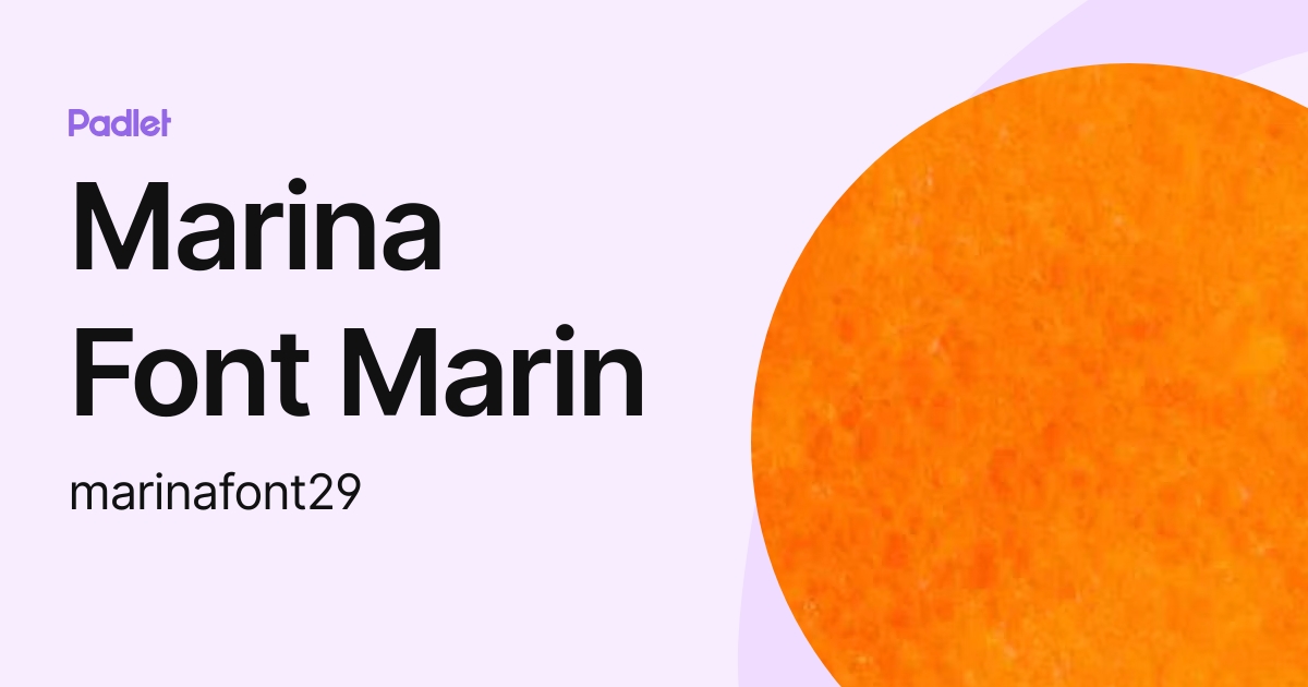 Marina Font Marin (marinafont29) profile | Padlet