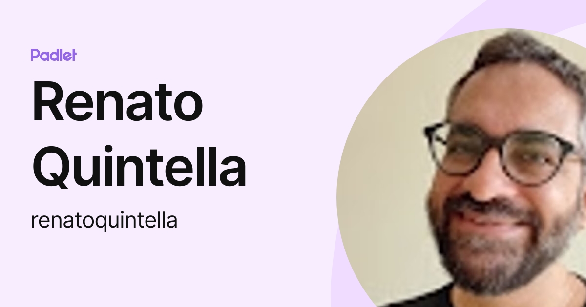 Renato Quintella (renatoquintella) profile | Padlet