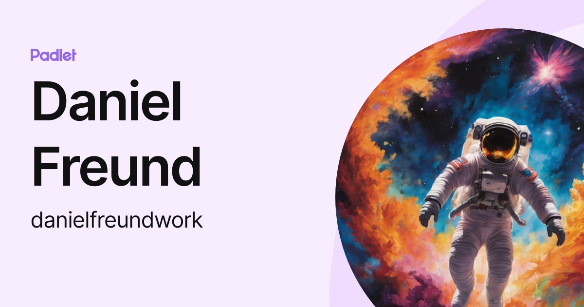 Daniel Freund (danielfreundwork) profile | Padlet