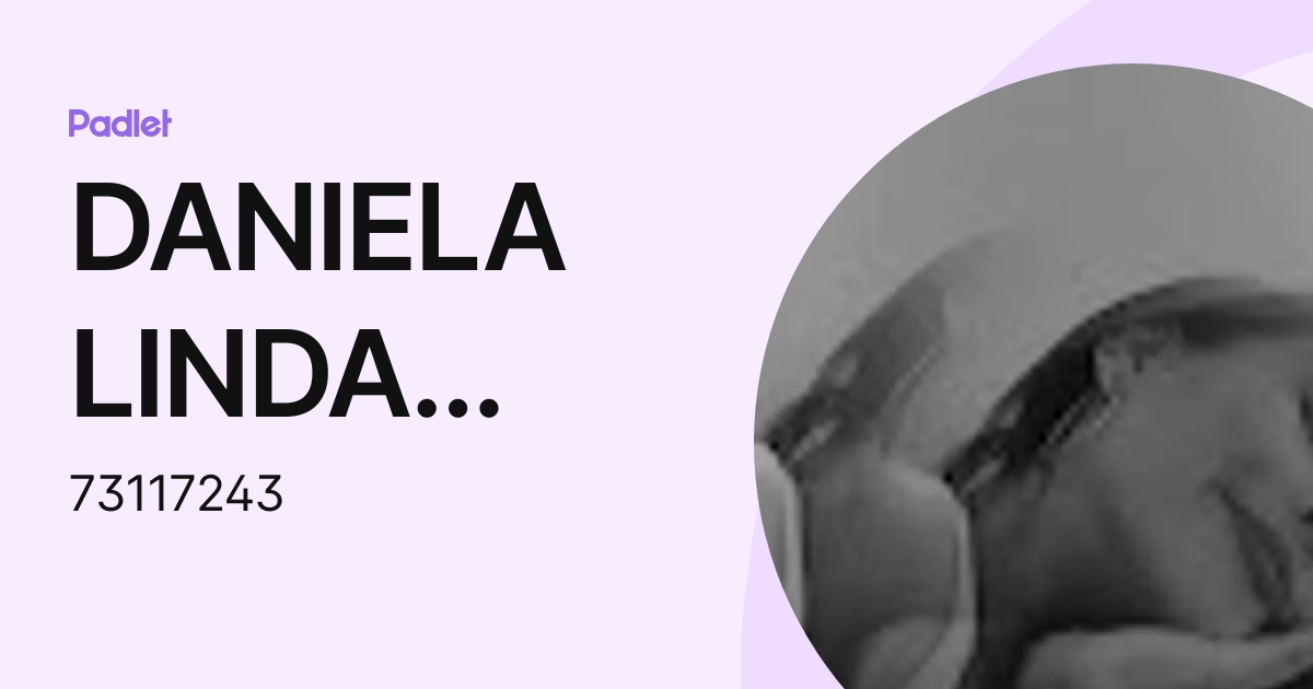 DANIELA LINDA ESPIRITU CADILLO (73117243) profile | Padlet