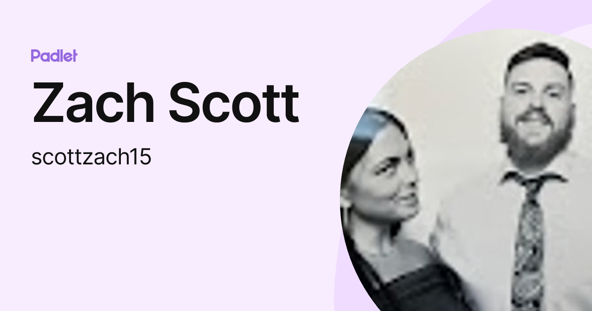 Zach Scott (scottzach15) profile | Padlet