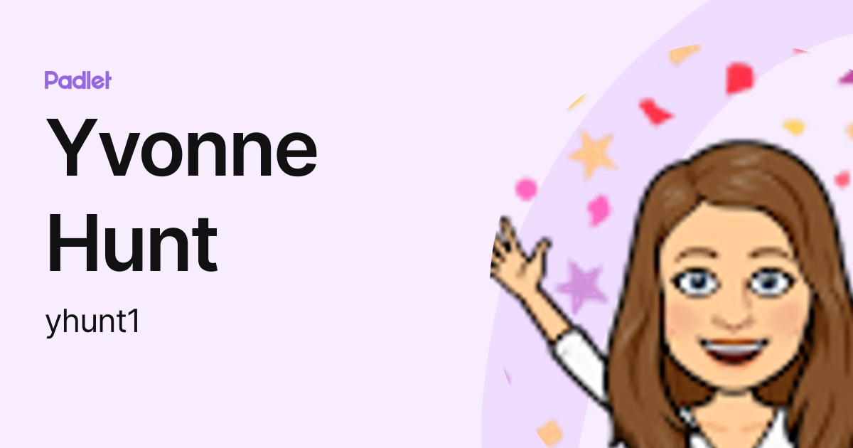 Yvonne Hunt (yhunt1) profile | Padlet