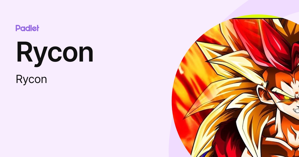 Rycon (Rycon) profile | Padlet