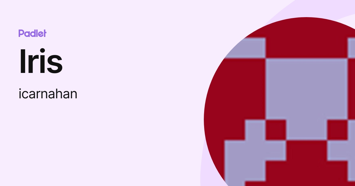 Iris (icarnahan) profile | Padlet