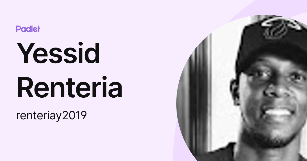 Yessid Renteria (renteriay2019) profile | Padlet