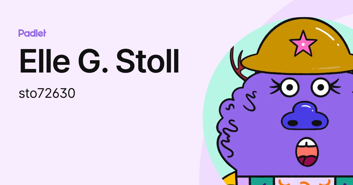 Elle G. Stoll (sto72630) profile | Padlet