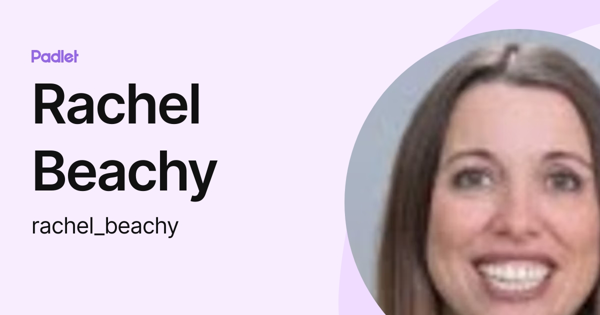 Rachel Beachy (rachel_beachy) profile | Padlet