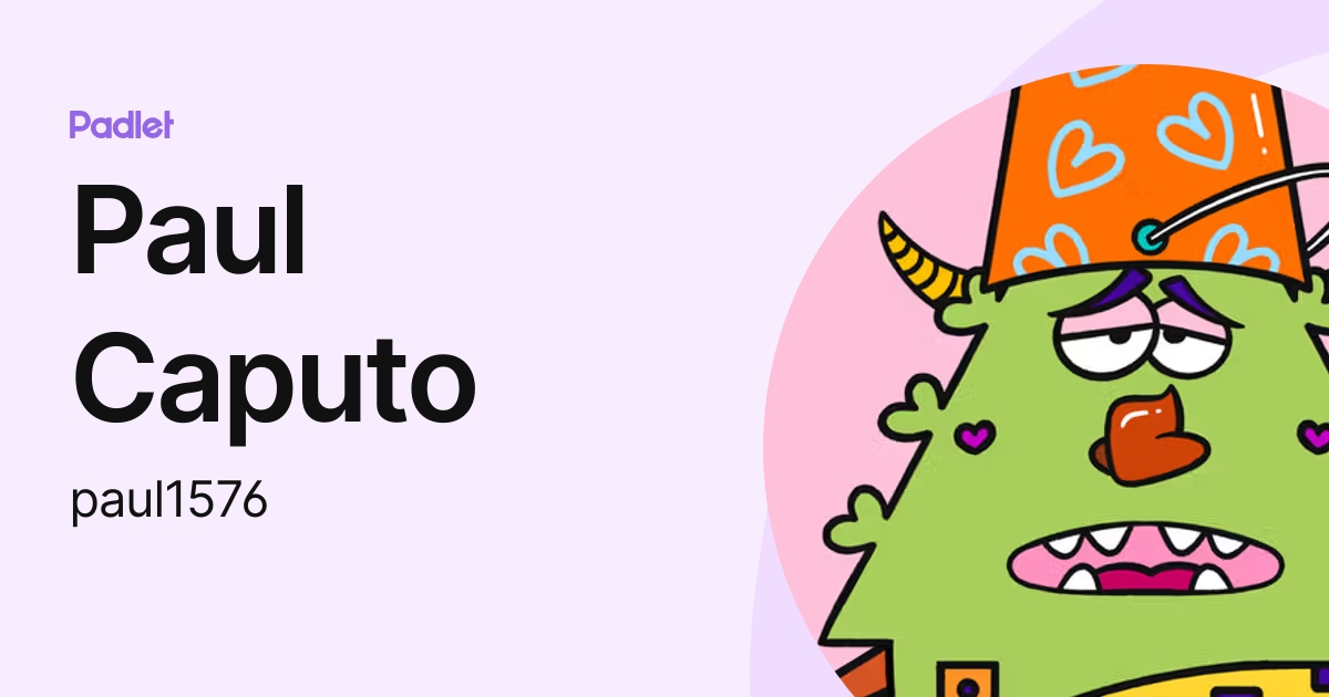 Paul Caputo (paul1576) profile | Padlet