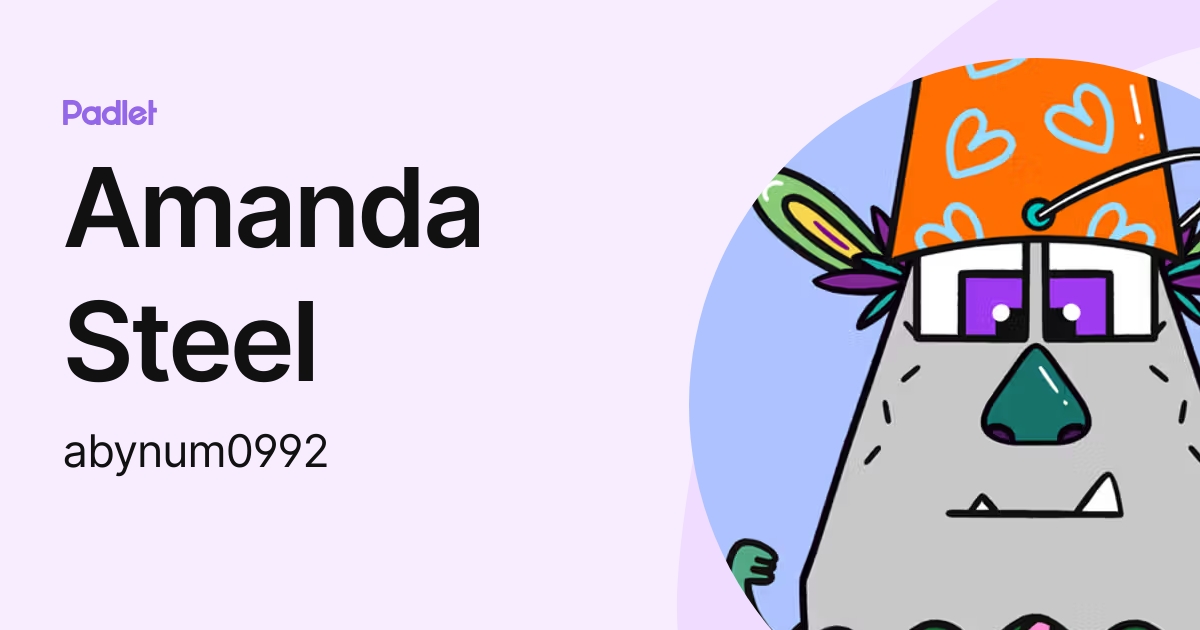 Amanda Steel (abynum0992) profile | Padlet