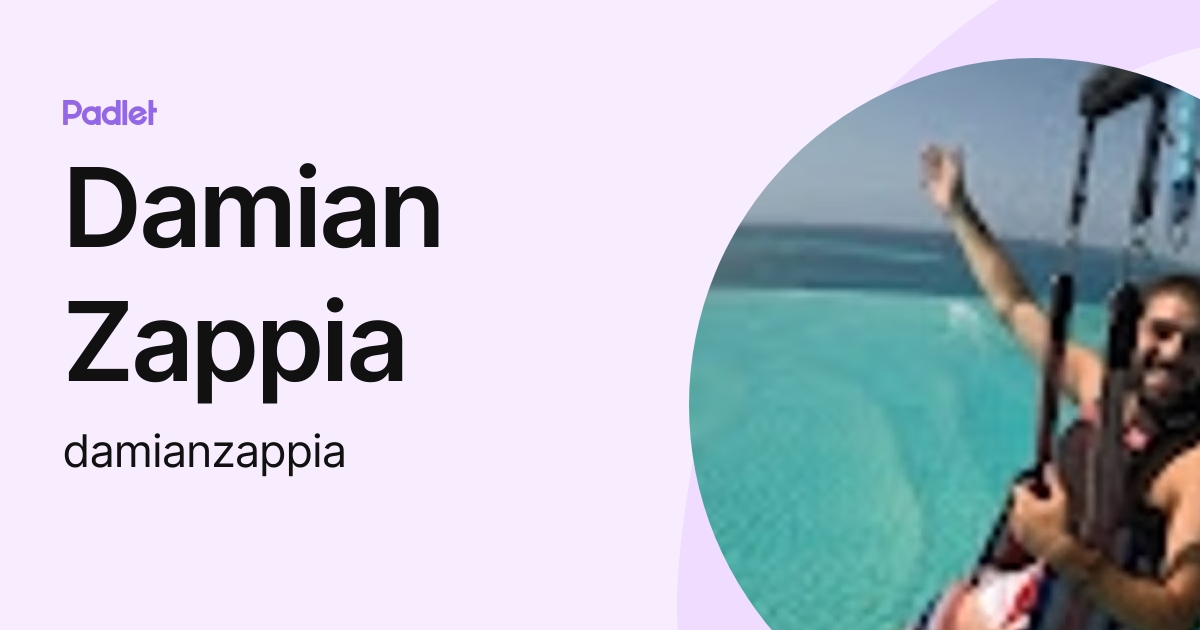Damian Zappia (damianzappia) perfil | Padlet