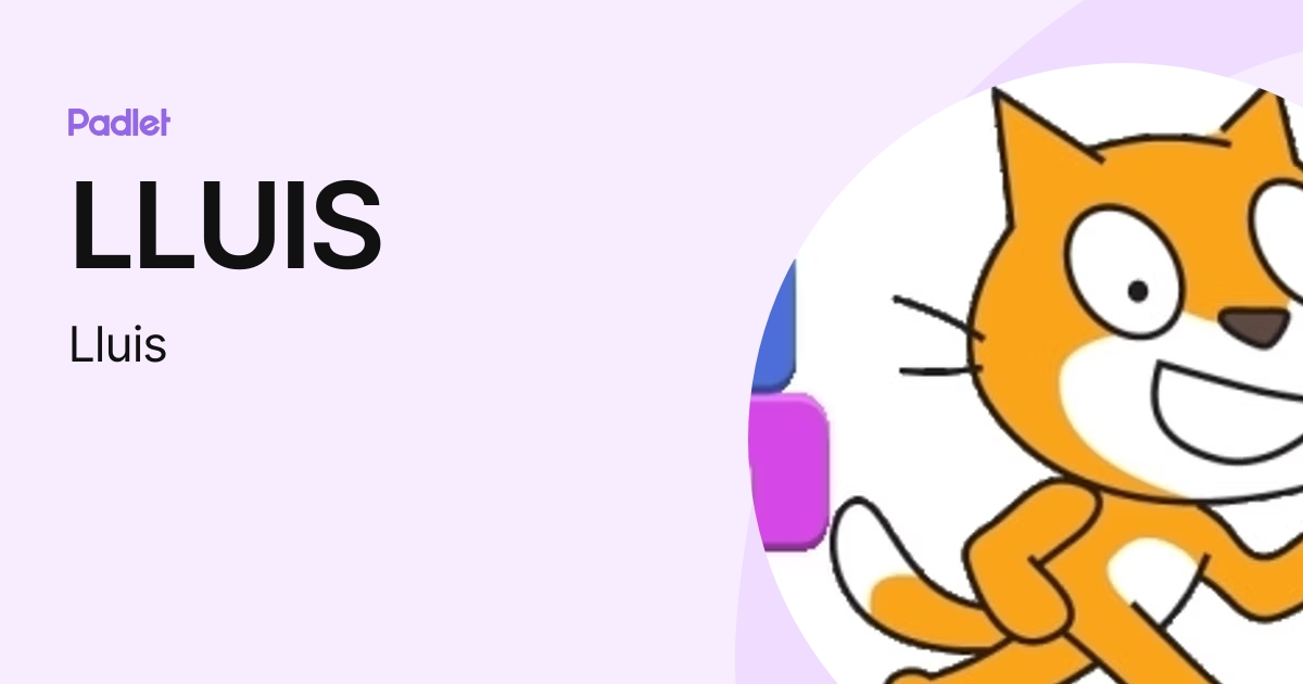 LLUIS (Lluis) profile | Padlet