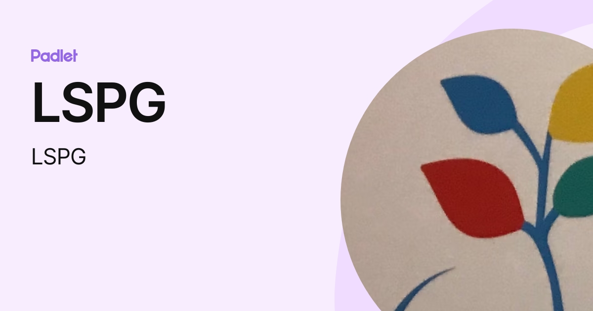 LSPG (LSPG) profile | Padlet